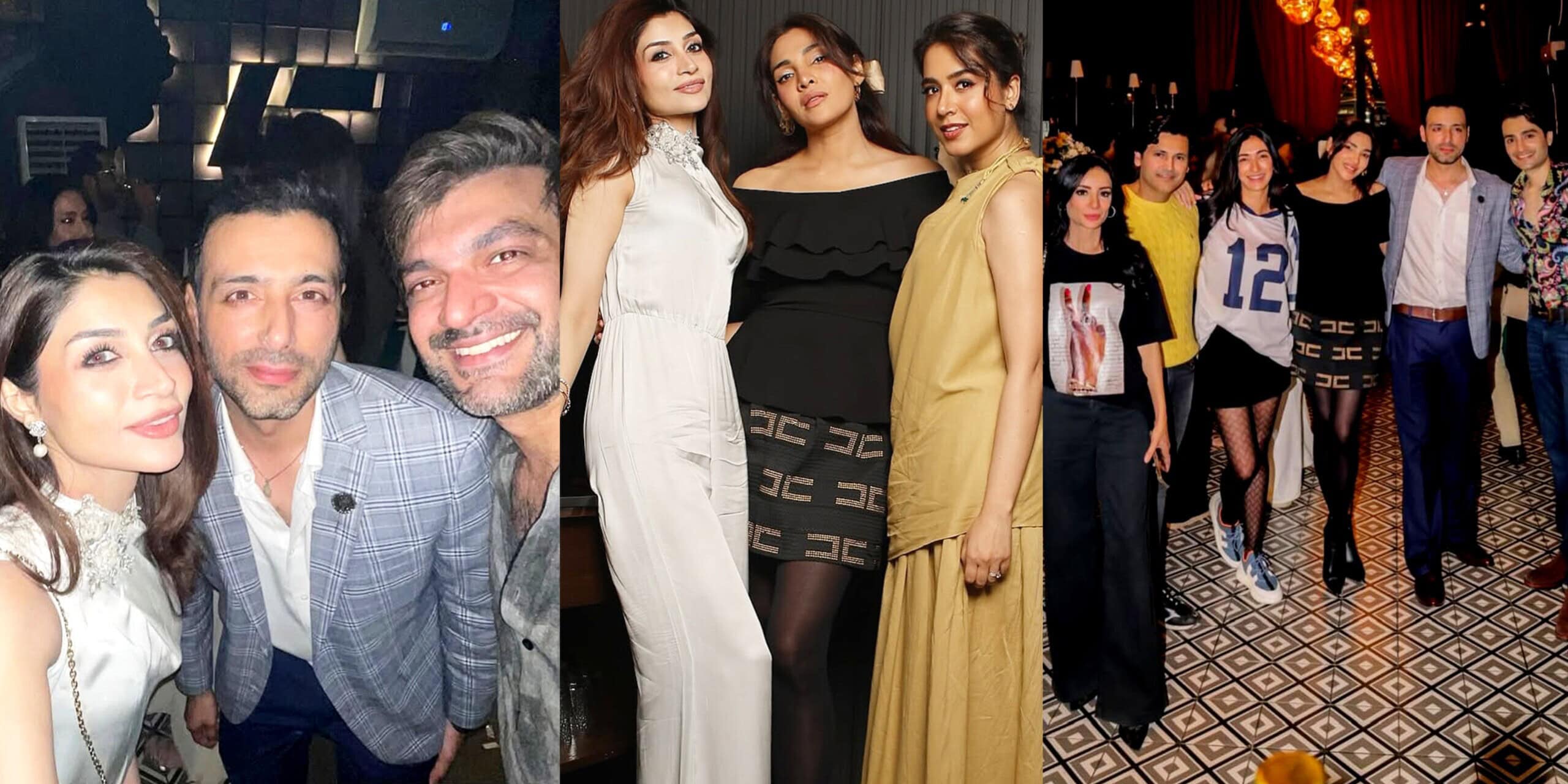 Celebrities Spotted at Friend Haris Shah's Birthday | Reviewit.pk