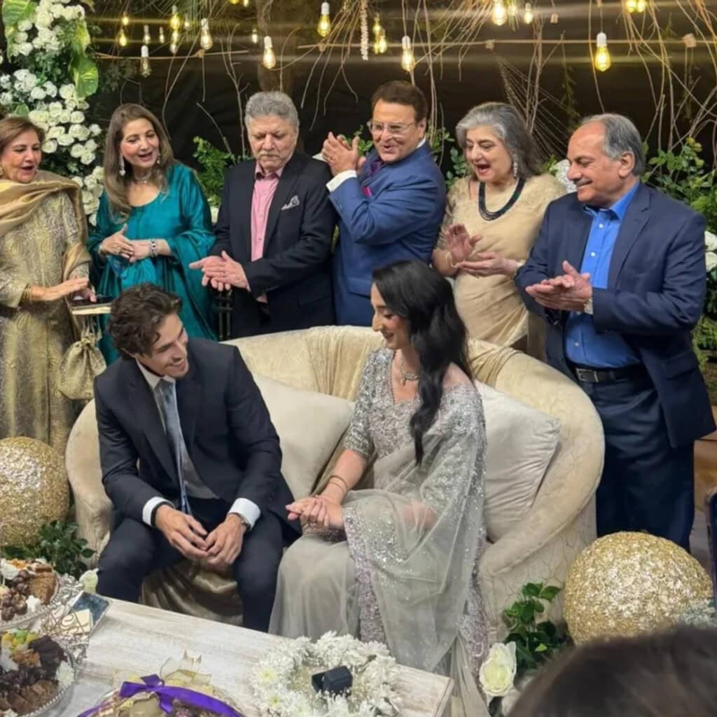 Saleem Sheikh's Daughter Selena Sheikh's Engagement Pictures | Reviewit.pk