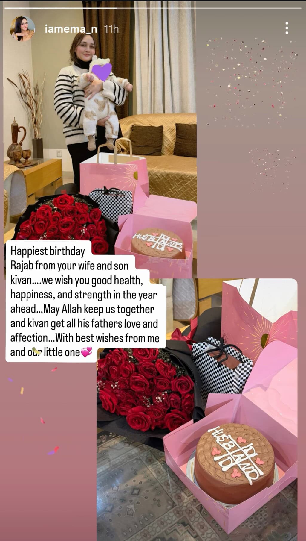 Emaan Rajab's Birthday Surprise for Rajab Butt | Reviewit.pk