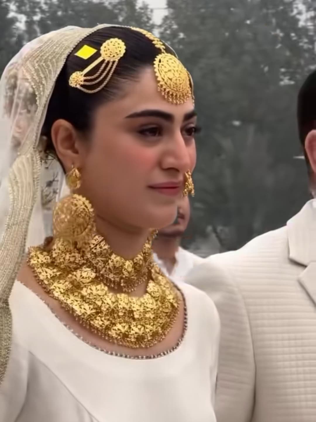 Hina Afridi's Bridal Look Under Scrutiny | Reviewit.pk