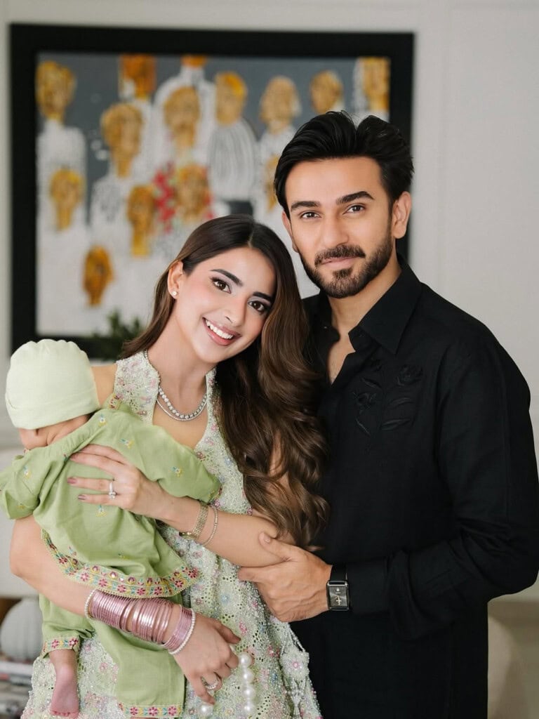 Saboor Aly Shares Adorable Video on 4th Wedding Anniversary | Reviewit.pk