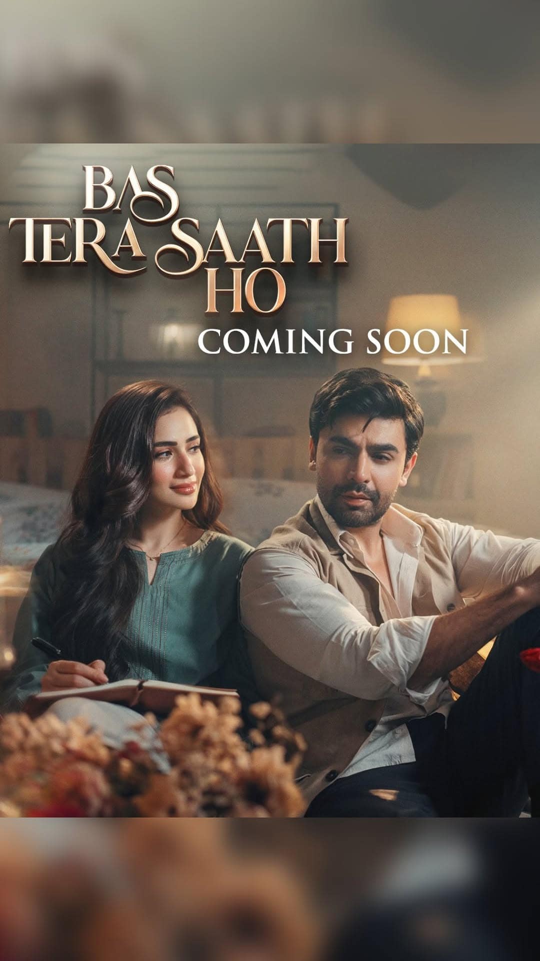 Farhan Saeed & Sana Javed Upcoming Drama Bas Tera Saath Ho Teaser ...