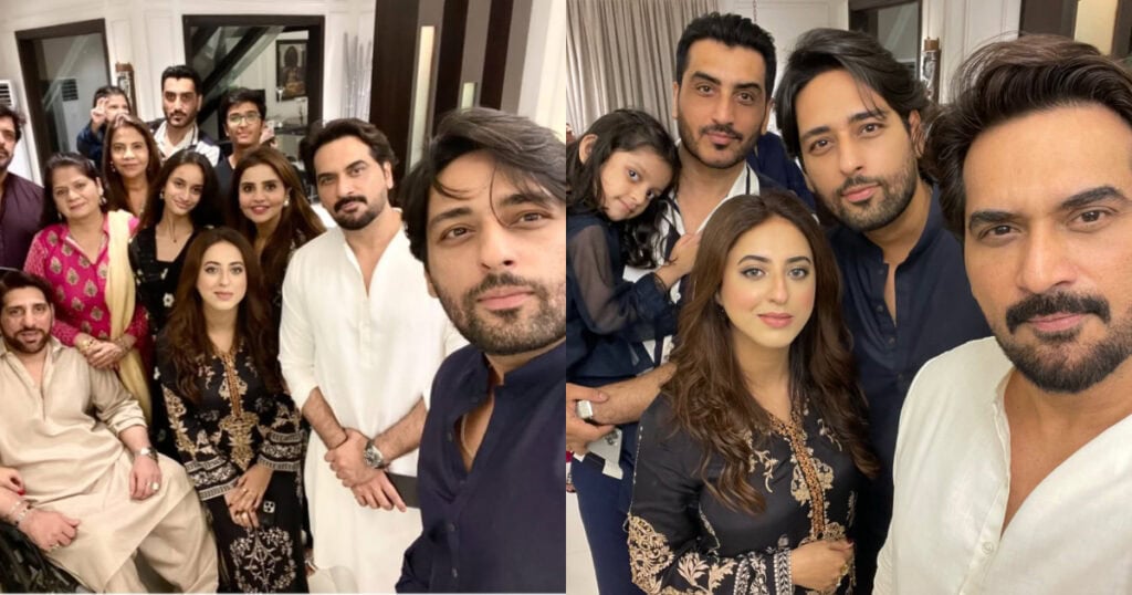 Humayun Saeed Beautiful Family Clicks From Eid Dinner | Reviewit.pk