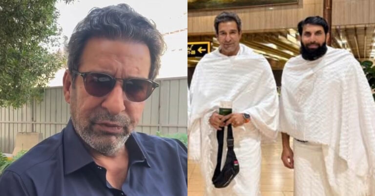 Wasim Akram Expresses Annoyance With Fans During Hajj | Reviewit.pk